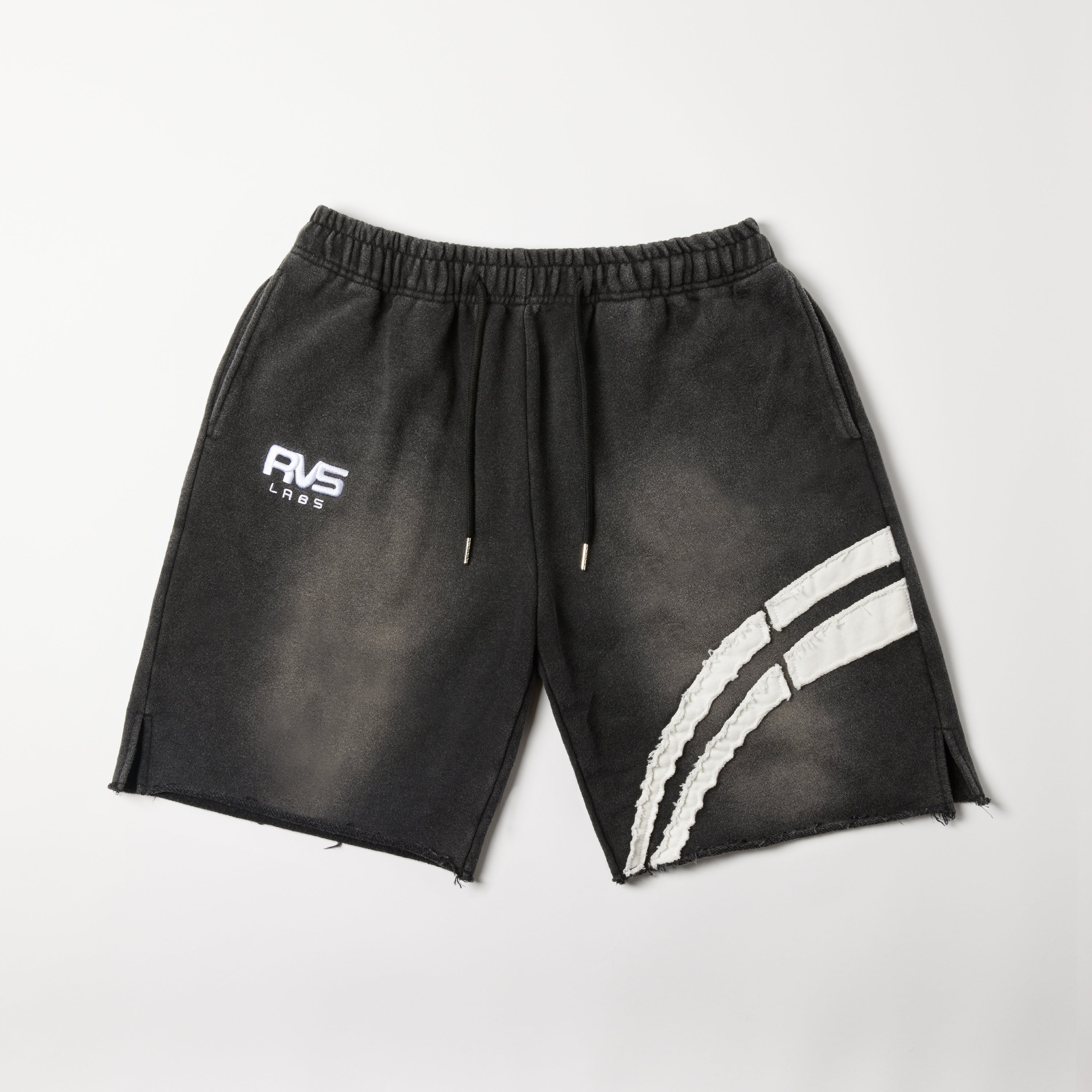 Dark Washed "Lotus" Shorts – RVS LABS